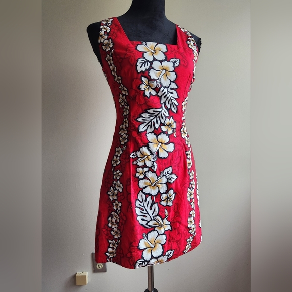 royal creations | Dresses | Y2k Royal Creations Hawaiian Dress Midi ...